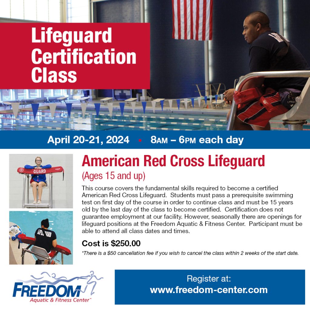Lifeguard and Safety Courses - Freedom Center